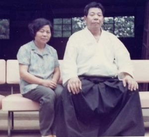 Okusan and Saito Sensei – Morihiro Saito Sensei